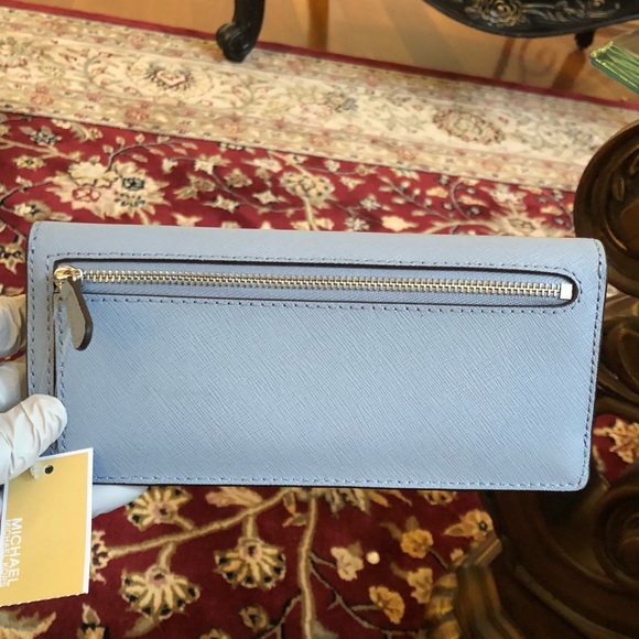 Michael Kors | Bags | Authentic Michael Kors Flat Carry All Wallet ...